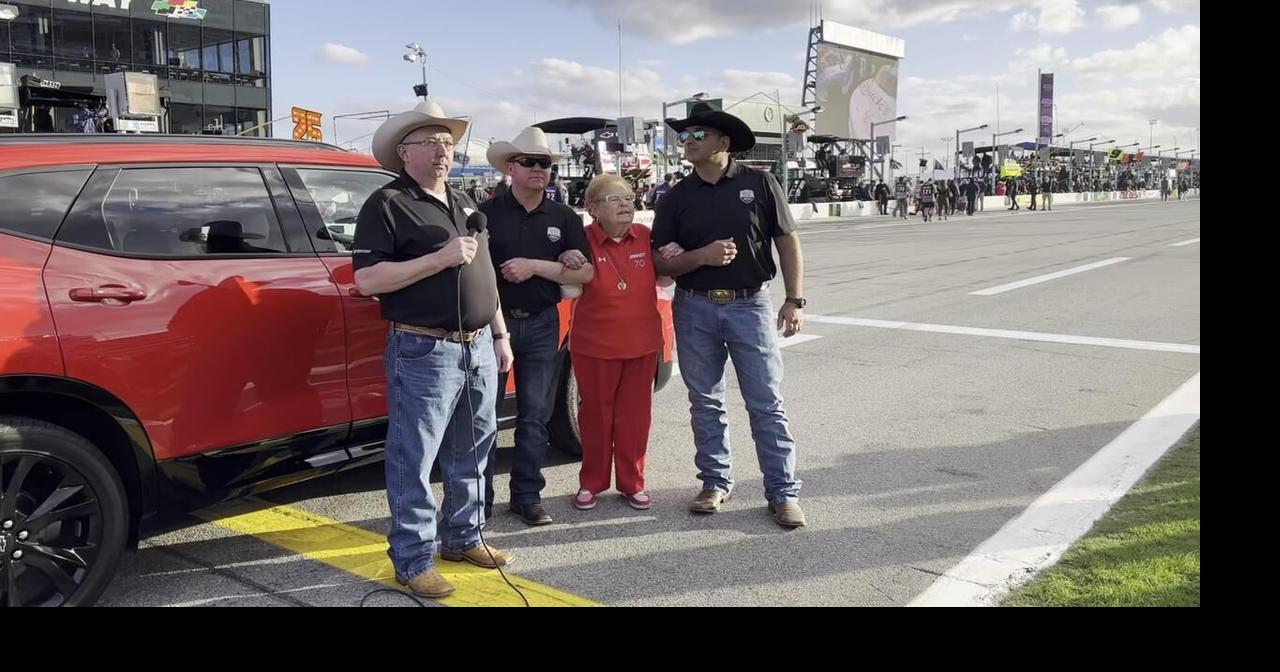99-year-old Illinois native tells drivers to start their engines before ...