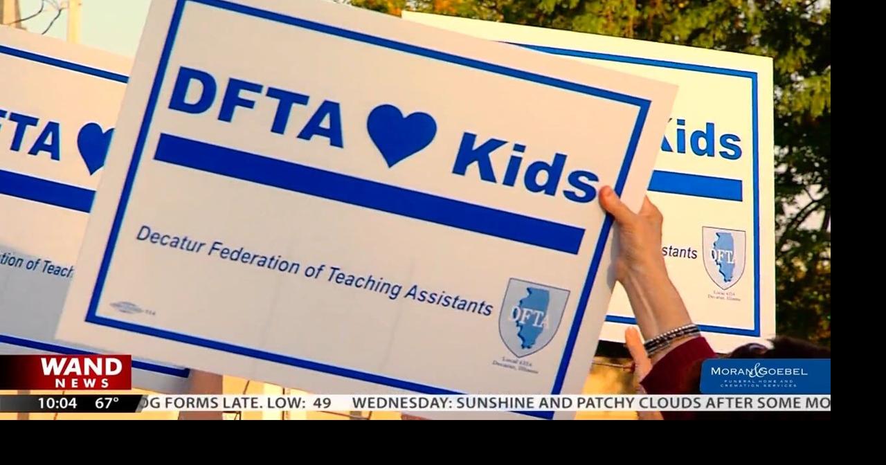 Decatur TAs & security officers rally for better pay & policies | News ...