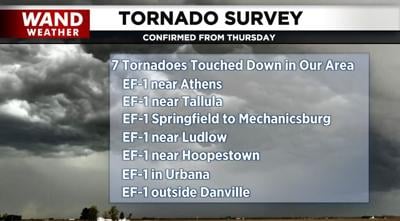 7 tornadoes confirmed in our area after Thursday's storms | Weather ...