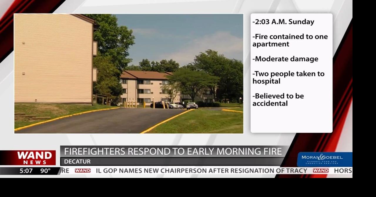 Two hospitalized after apartment fire in Decatur | News | wandtv.com