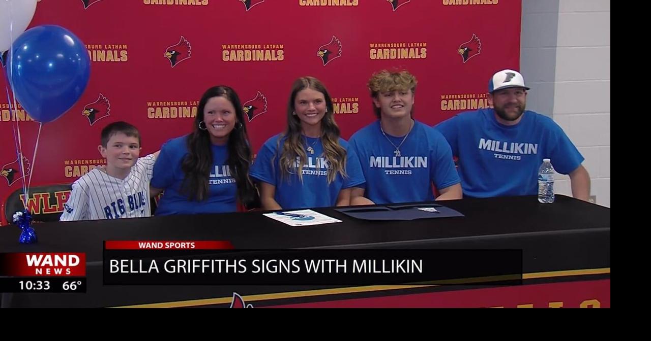 Warrensburg-Latham's Bella Griffiths signs with Millikin to play tennis ...