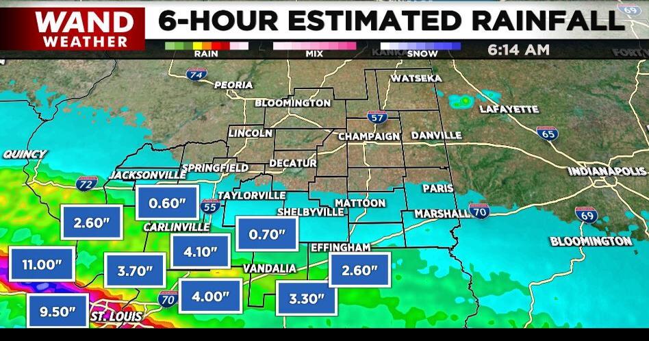 Heavy rain, flash flooding happening in southern parts of Central ...