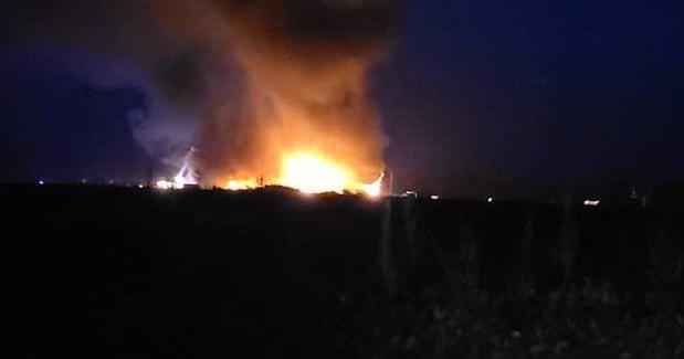 Fire destroys storage buildings at R Callahan Construction in Bethany ...