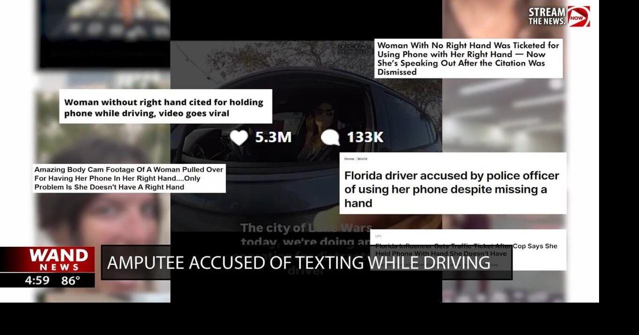 Florida woman, amputee accused of texting while driving | Videos ...