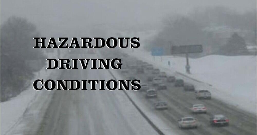 Hazardous road conditions reported across the area | News | wandtv.com