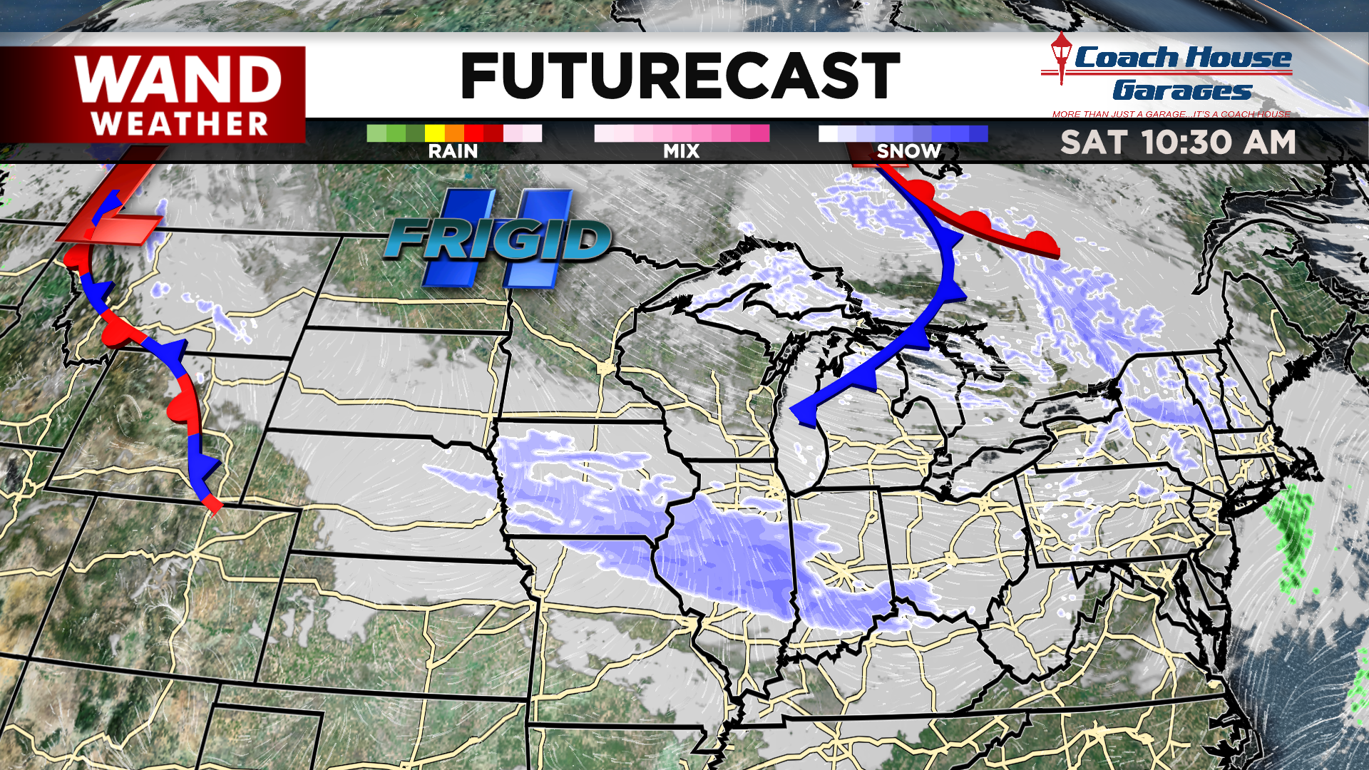More snow and frigid air returns this weekend | Weather Blog | wandtv.com