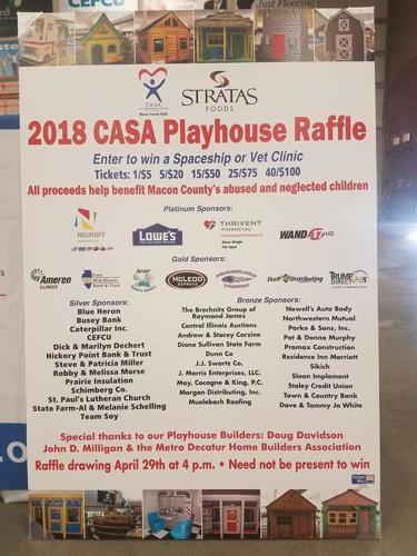 CASA Playhouse Raffle drawing is today | Top Stories | wandtv.com