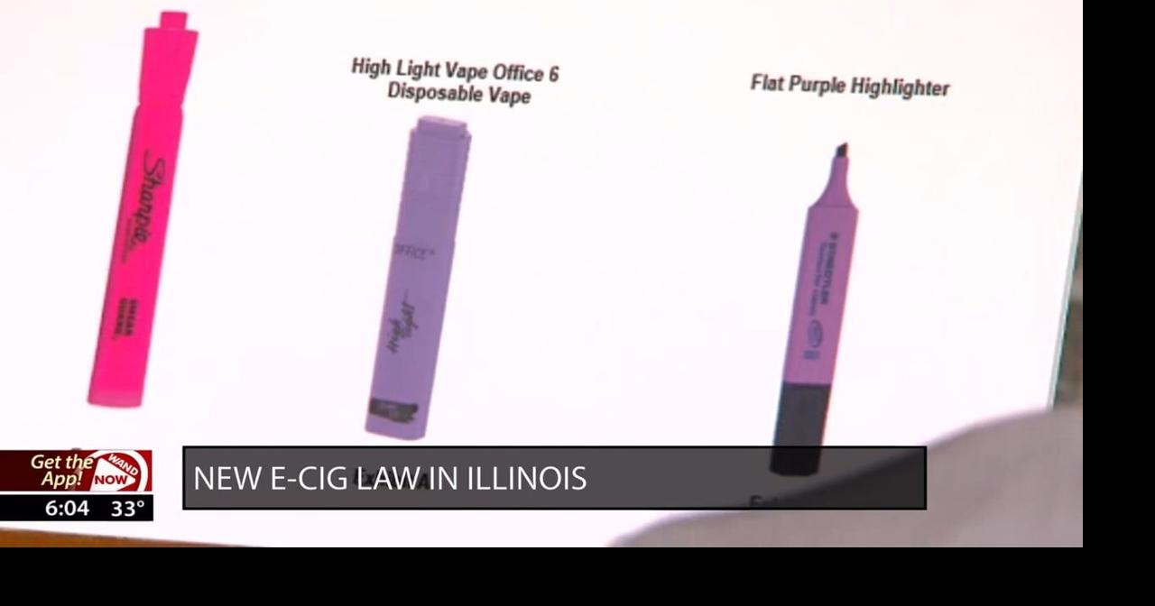 Illinois banning vapes resembling school supplies, online sales for ...