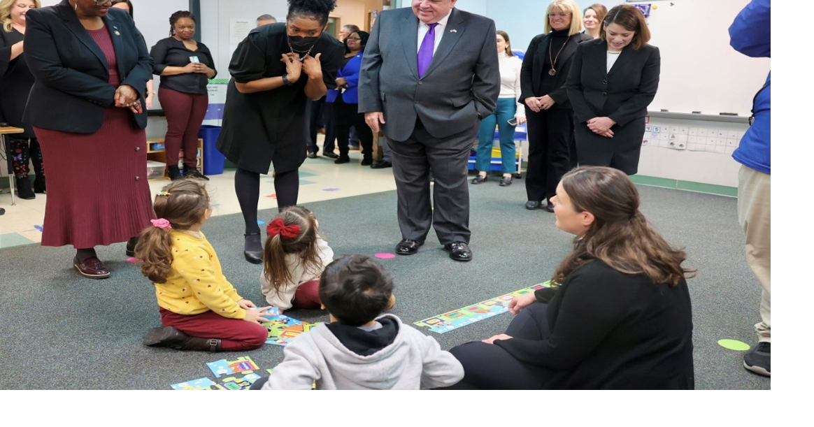Gov. Pritzker visits Ball Elementary School to highlight investments in ...