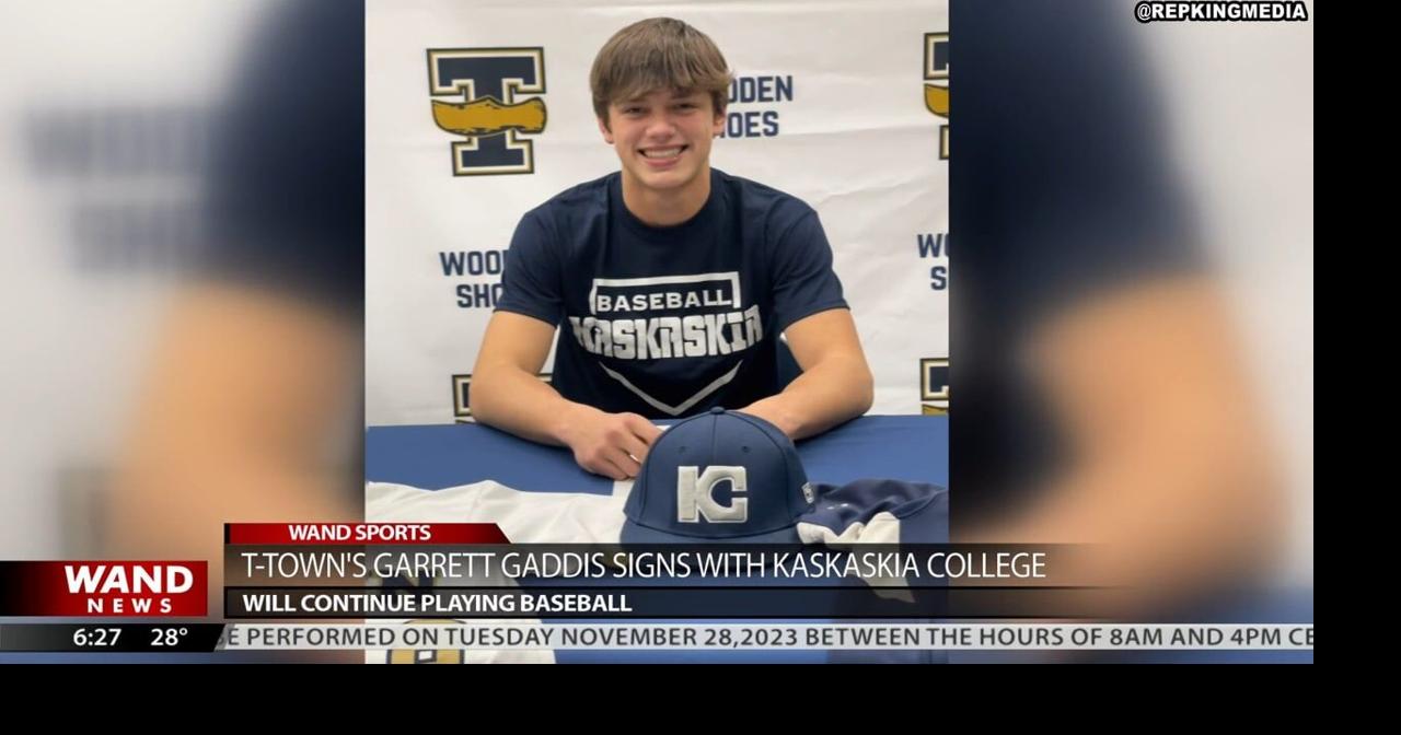 T-town's Garrett Gaddis signs with Kaskaskia College to play baseball ...