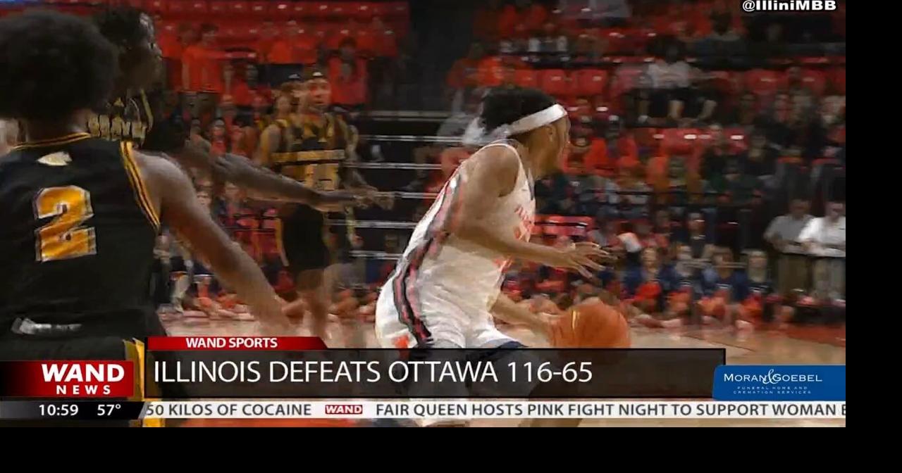 Illinois men's basketball defeat Ottawa 116-65 in exhibition match ...