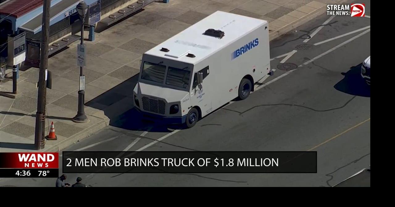 Two men rob Brinks truck of nearly $2 million in Philadelphia | Videos ...