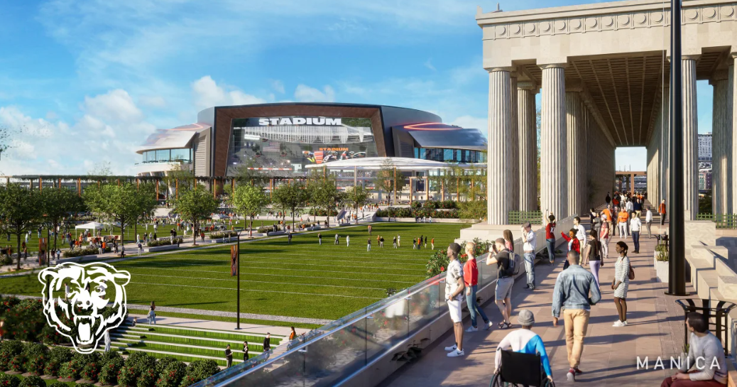 Chicago Bears' new stadium plans revealed, from roof to plaza and more ...
