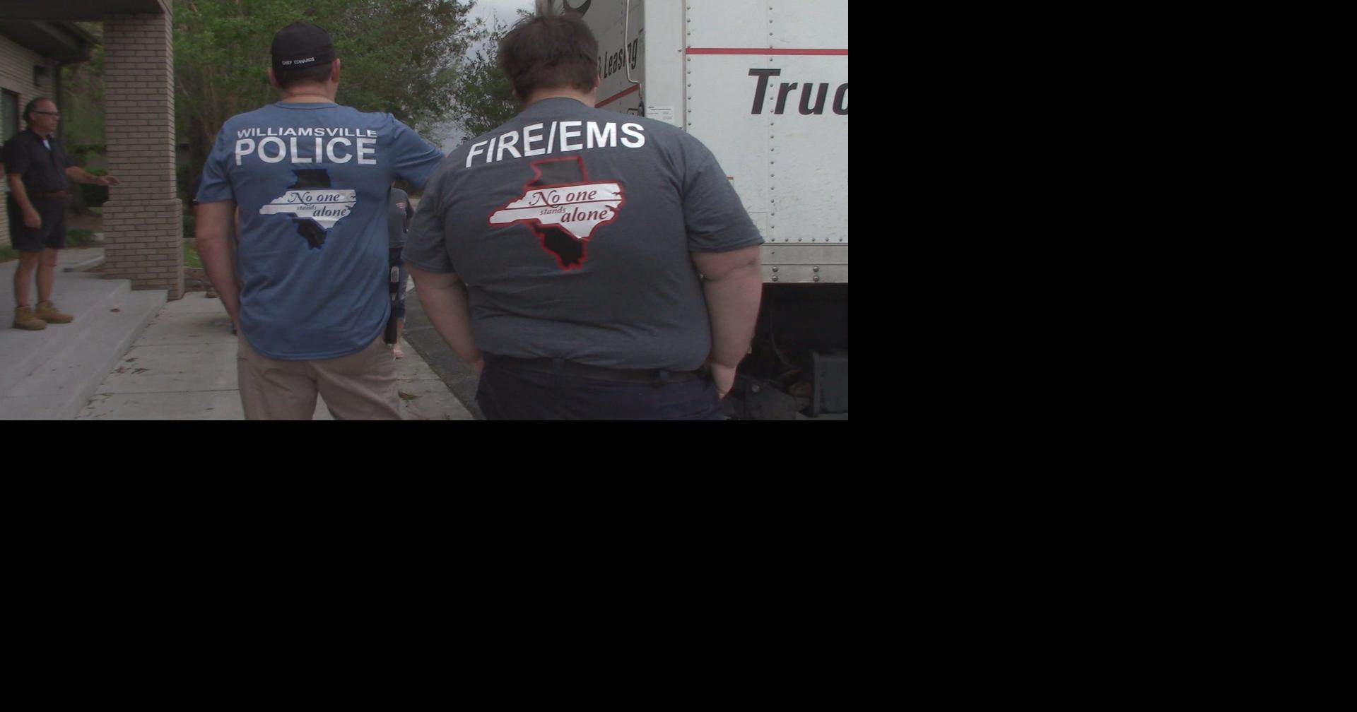 Local police departments deliver hurricane supplies | News | wandtv.com