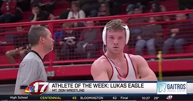 Athlete of the Week: Lukas Eagle (Mt. Zion) | Sports | wandtv.com
