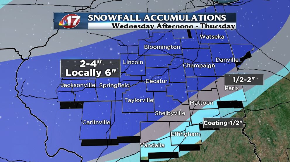 Wintry and wet weather arrives in central Illinois | News | wandtv.com