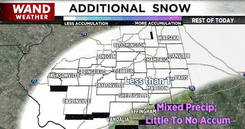 Winter storm winding down; slippery travel remains | News | wandtv.com