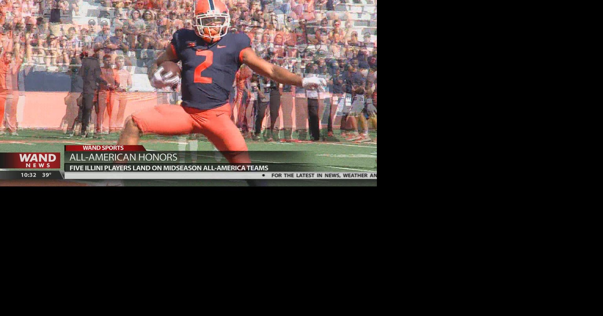 Five Illini football players land on Midseason All-America teams ...