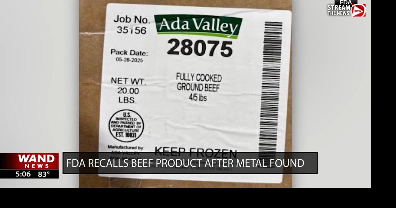 Ada Valley ready-to-eat ground beef products recalled over foreign ...