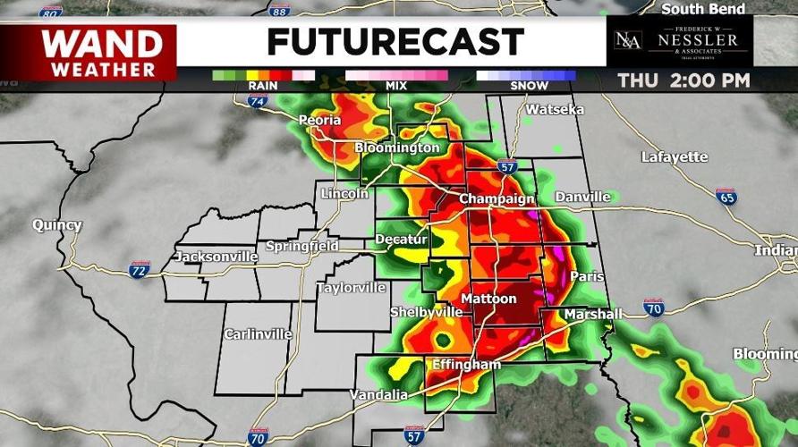 Strong to severe storms expected to roll through central Illinois ...