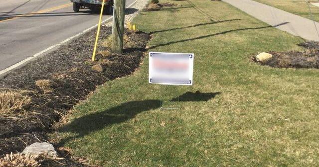 Here's your sign: Decatur asks residents not to place signs on right of ...