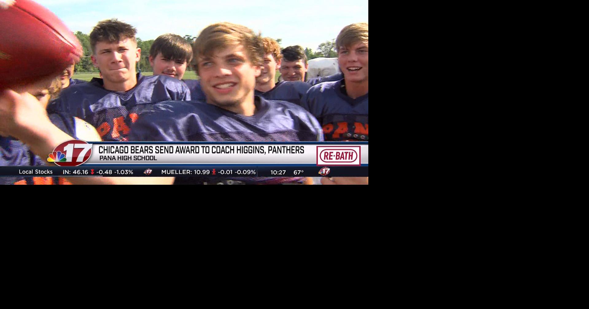 Chicago Bears send award to Pana's Trevor Higgins | Sports | wandtv.com