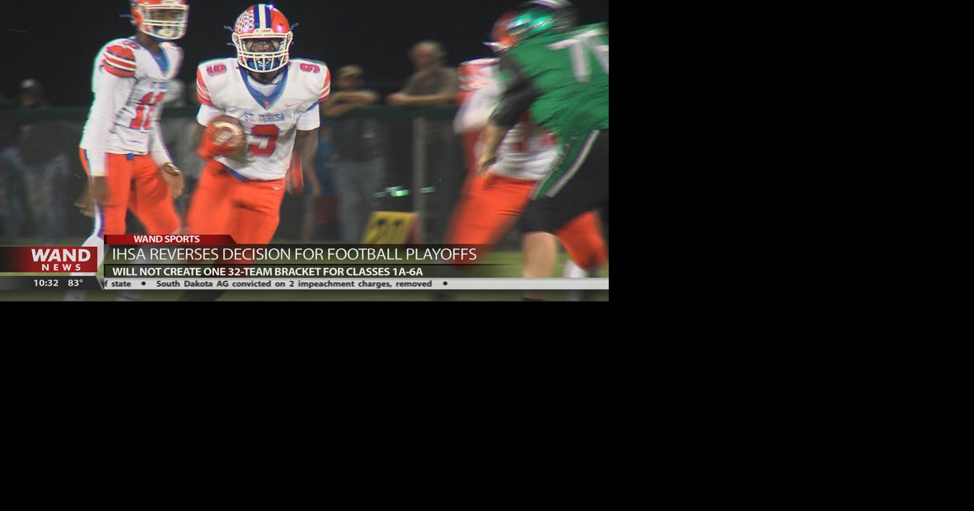 IHSA reverses decision on playoff football brackets for 1A-6A | Sports ...