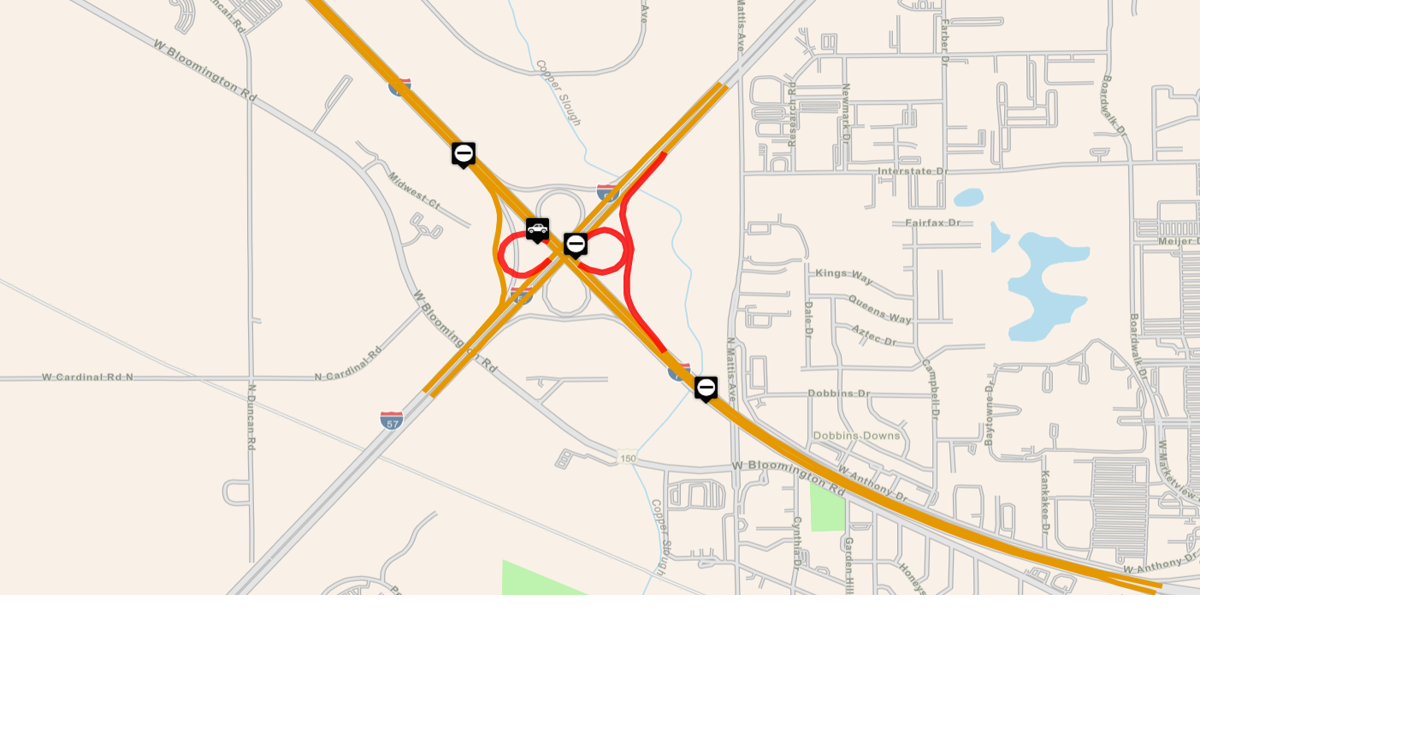 Traffic clears up after RV stalls on I-74 EB near I-57 construction ...