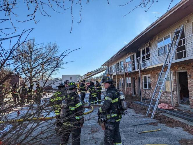 Firefighters take on two-alarm apartment fire in Champaign | Top ...