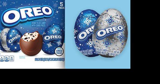 oreo filled easter egg