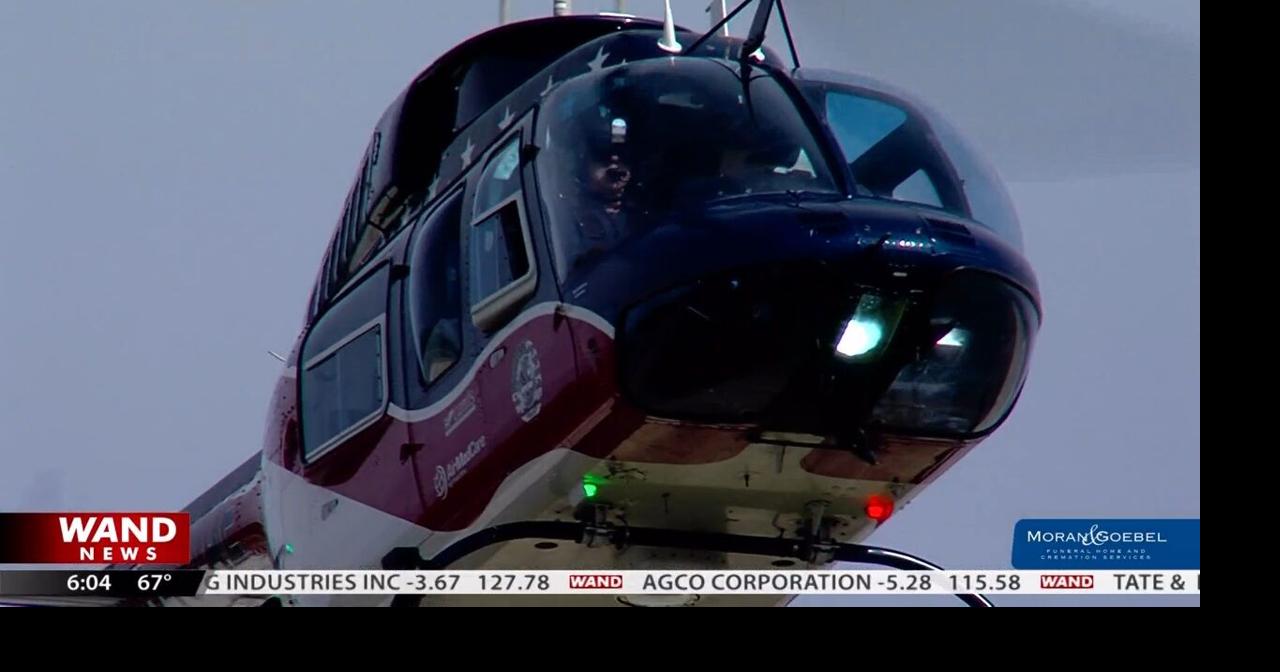 Air Evac 182 operating at Decatur Airport | News | wandtv.com