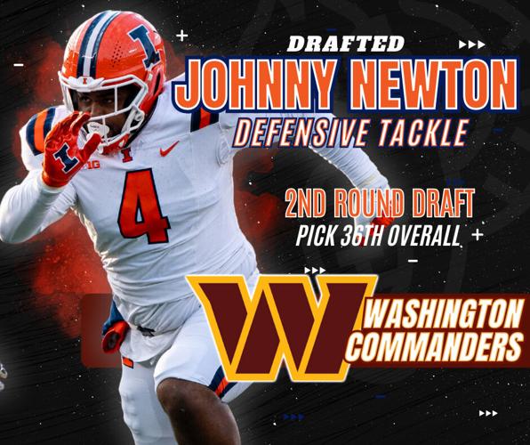 Johnny Newton drafted 36th overall by Washington Commanders | Sports ...