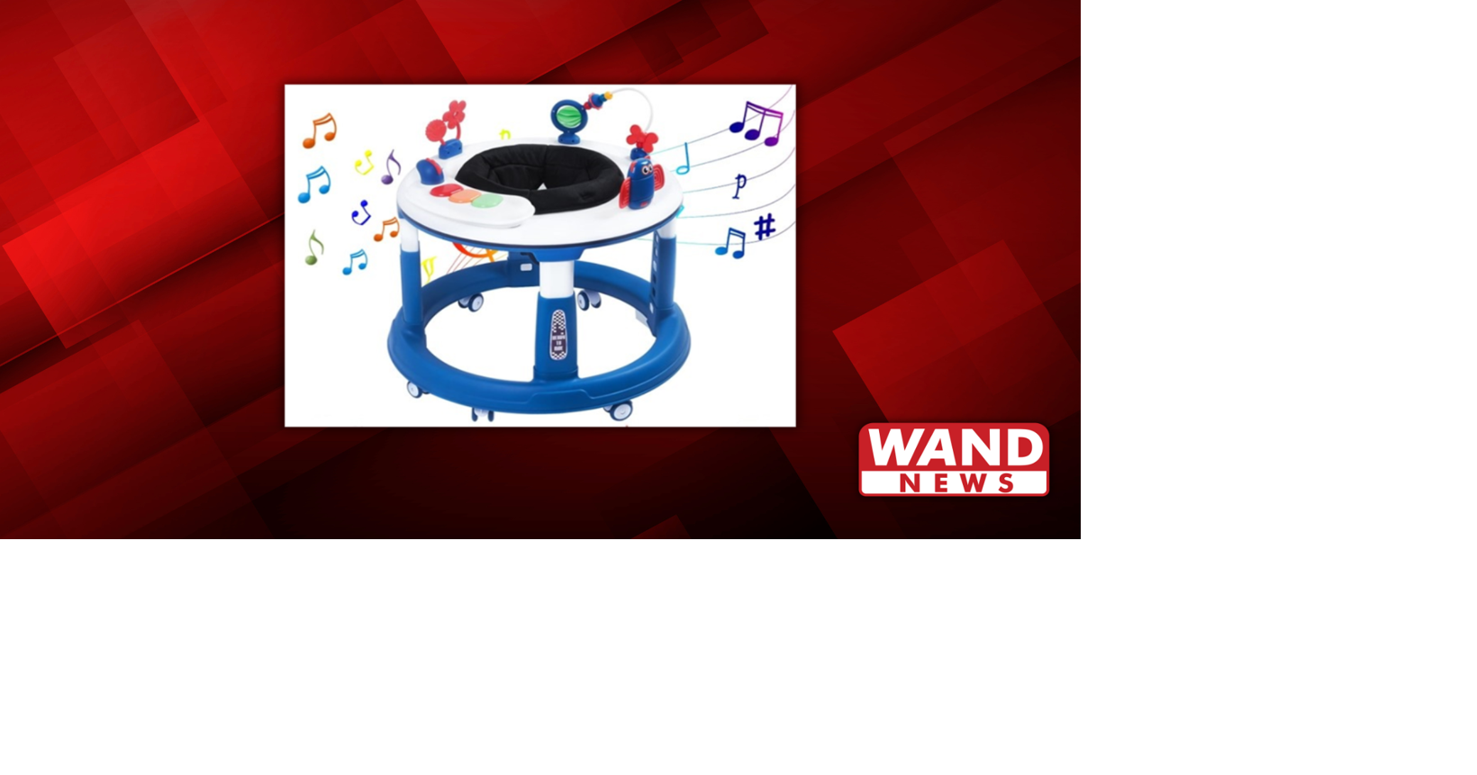 Baby walkers recalled nationwide over fall hazard, lead concerns | News ...