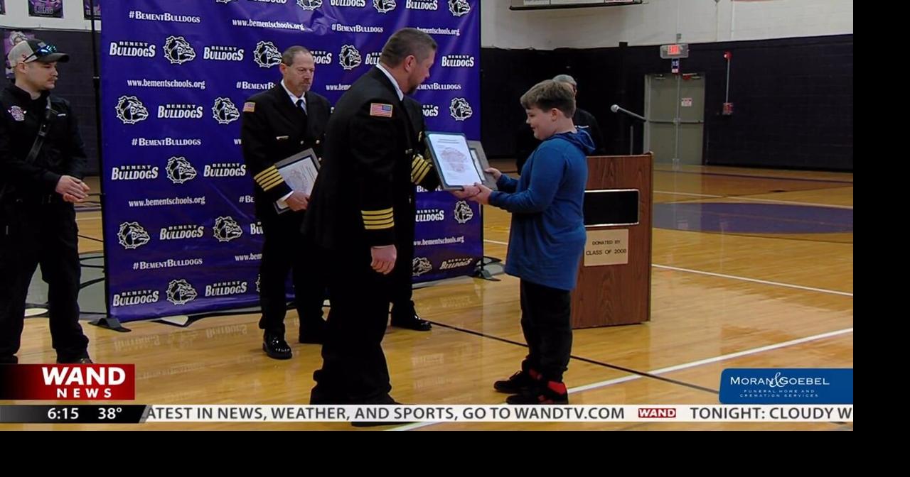 Bement siblings honored with lifesaving award | News | wandtv.com