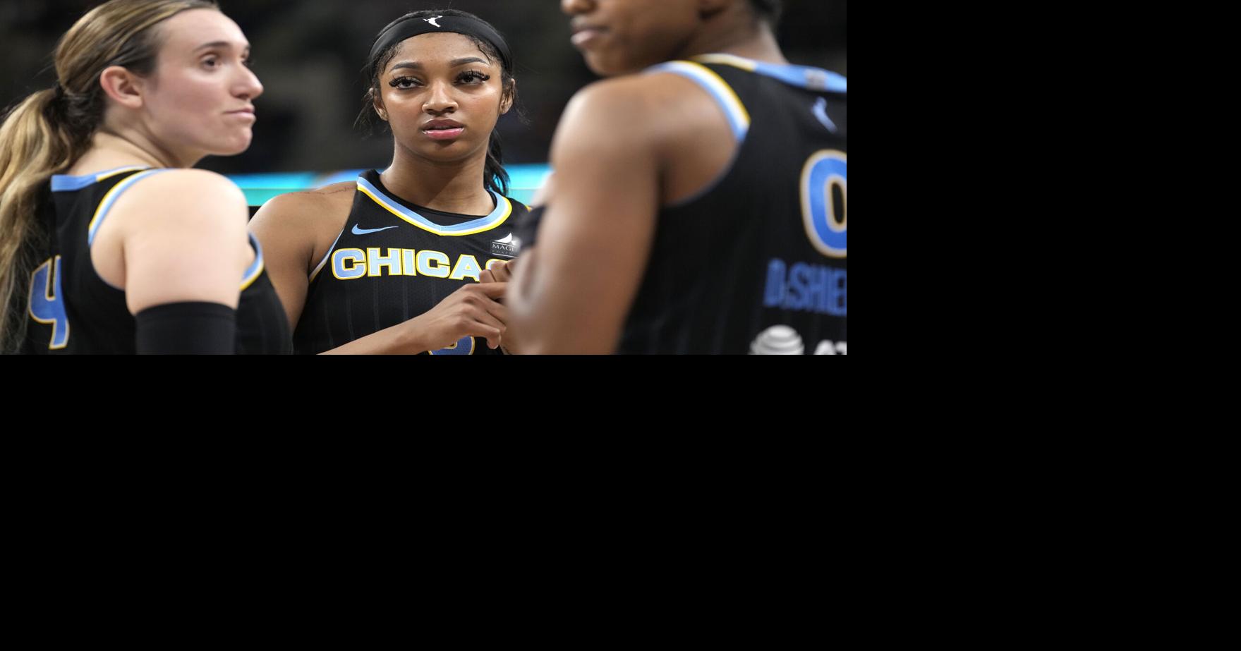 Angel Reese contends she was making basketball play on Caitlin Clark despite flagrant foul call ...