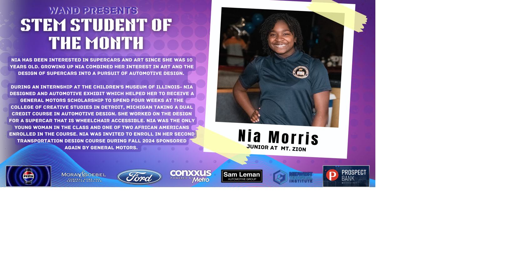 STEM Student: Nia Morris | | wandtv.com