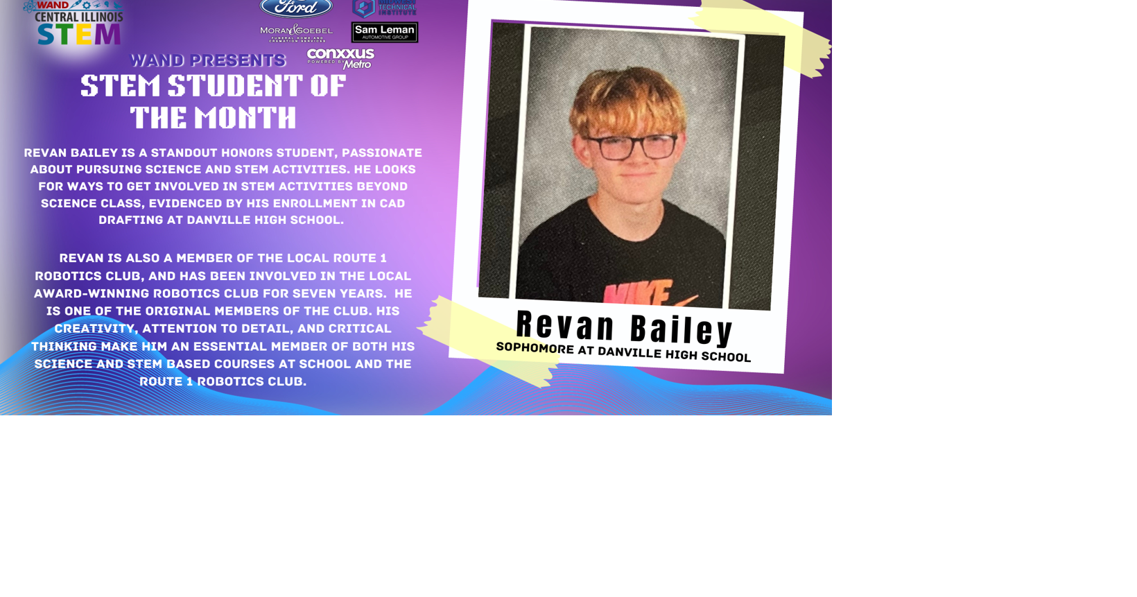 STEM Student: Revan Bailey | | wandtv.com