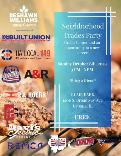 Neighborhood Trades Party brings burgers, job fair to Urbana | News ...