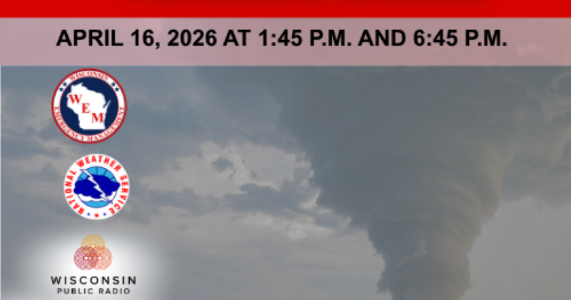 Statewide tornado drills scheduled for April 16 in Wisconsin ...