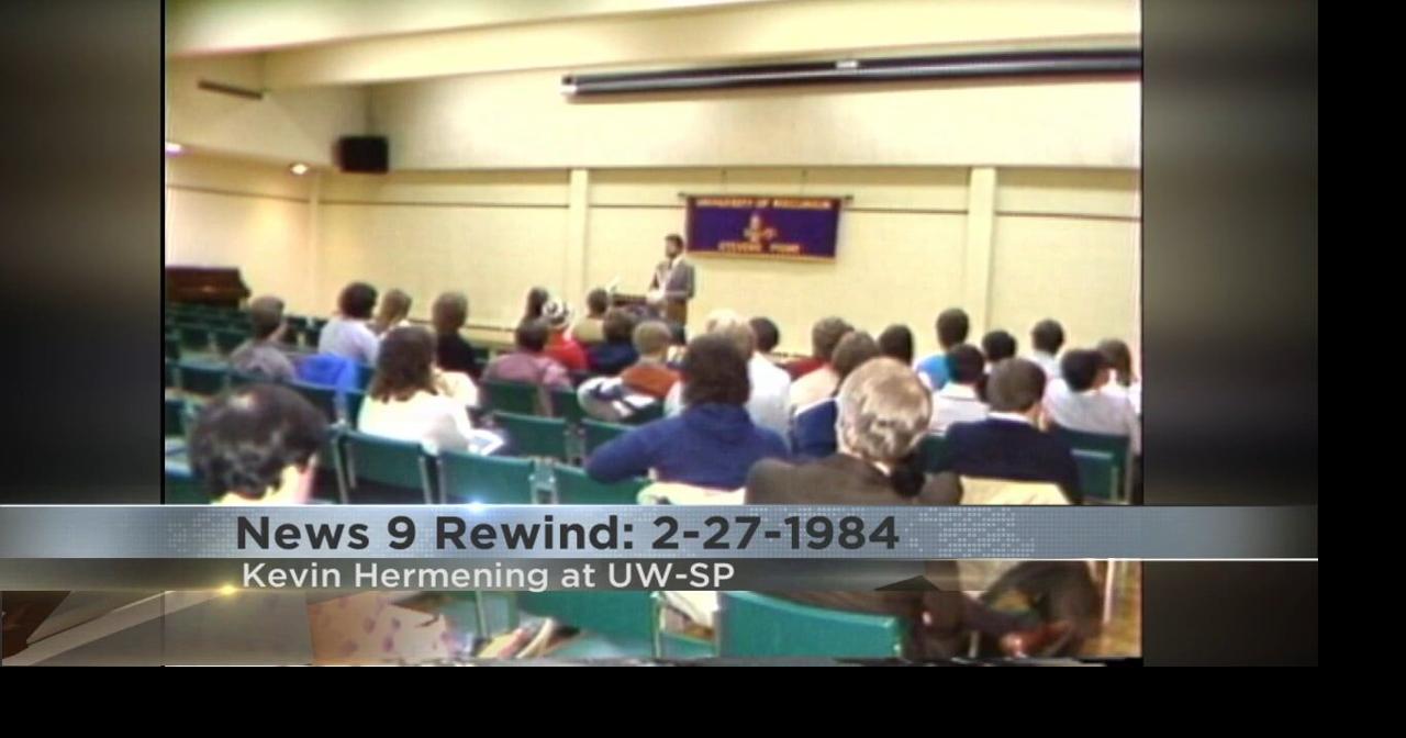 News 9 Rewind: Kevin Hermening speaks at UWSP | Video | waow.com