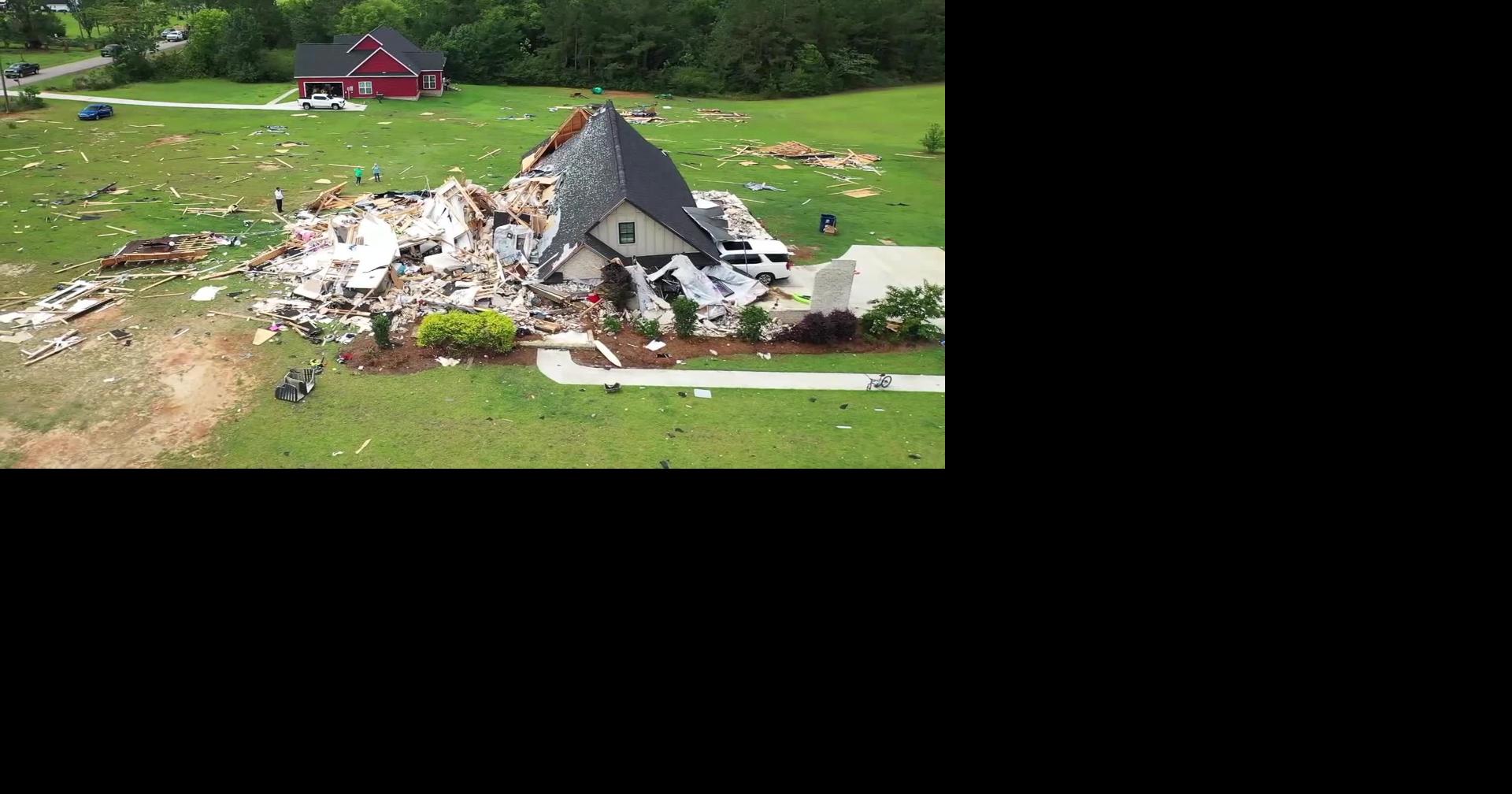 Path of Destruction: Drone Captures the Devastating Aftermath of an ...