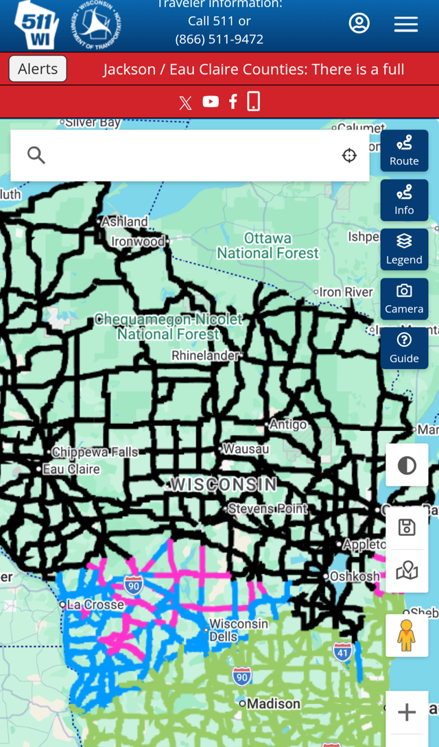 WI DOT: Travel not advised in north central Wisconsin | News | waow.com
