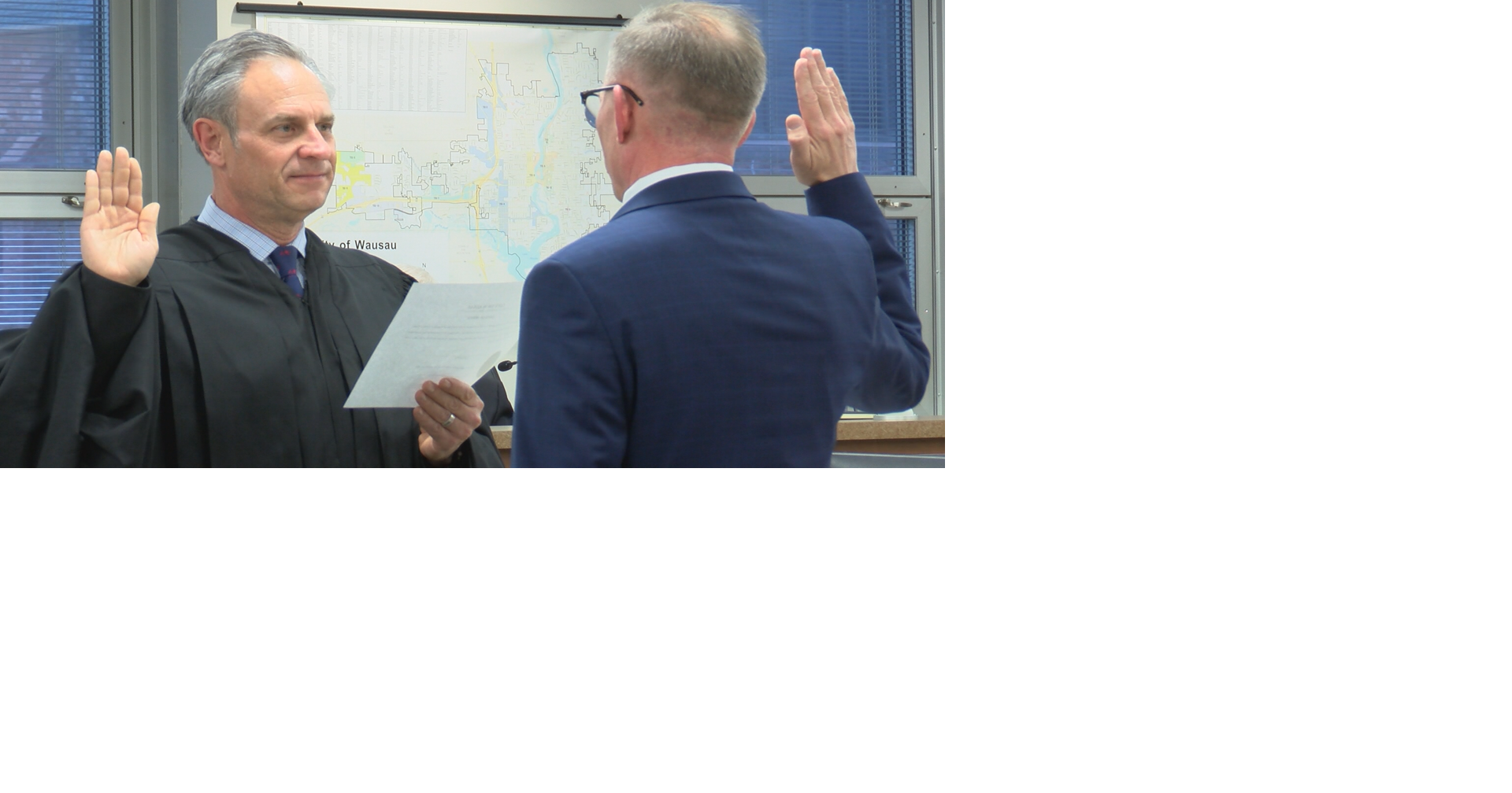 Doug Diny sworn in as Wausau mayor | Top Stories | waow.com