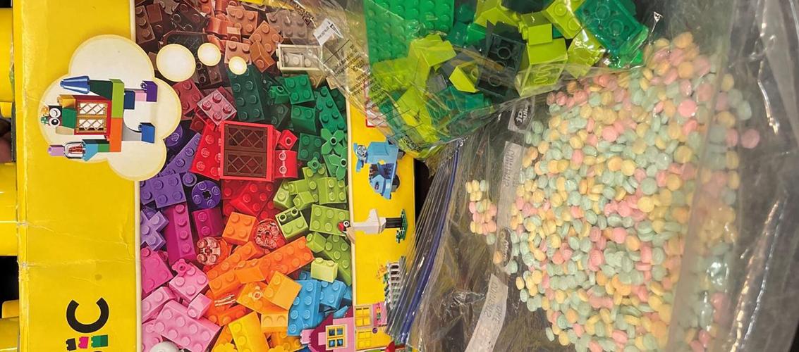 Authorities find 15,000 rainbow fentanyl pills in Lego box, largest ...