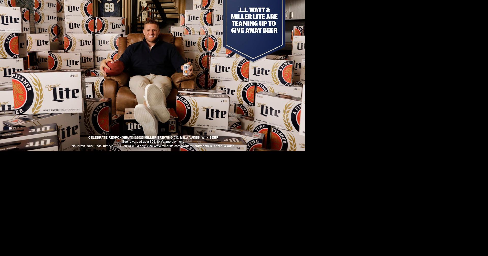 Miller Lite picks JJ Watt as new face of its football program | Sports ...