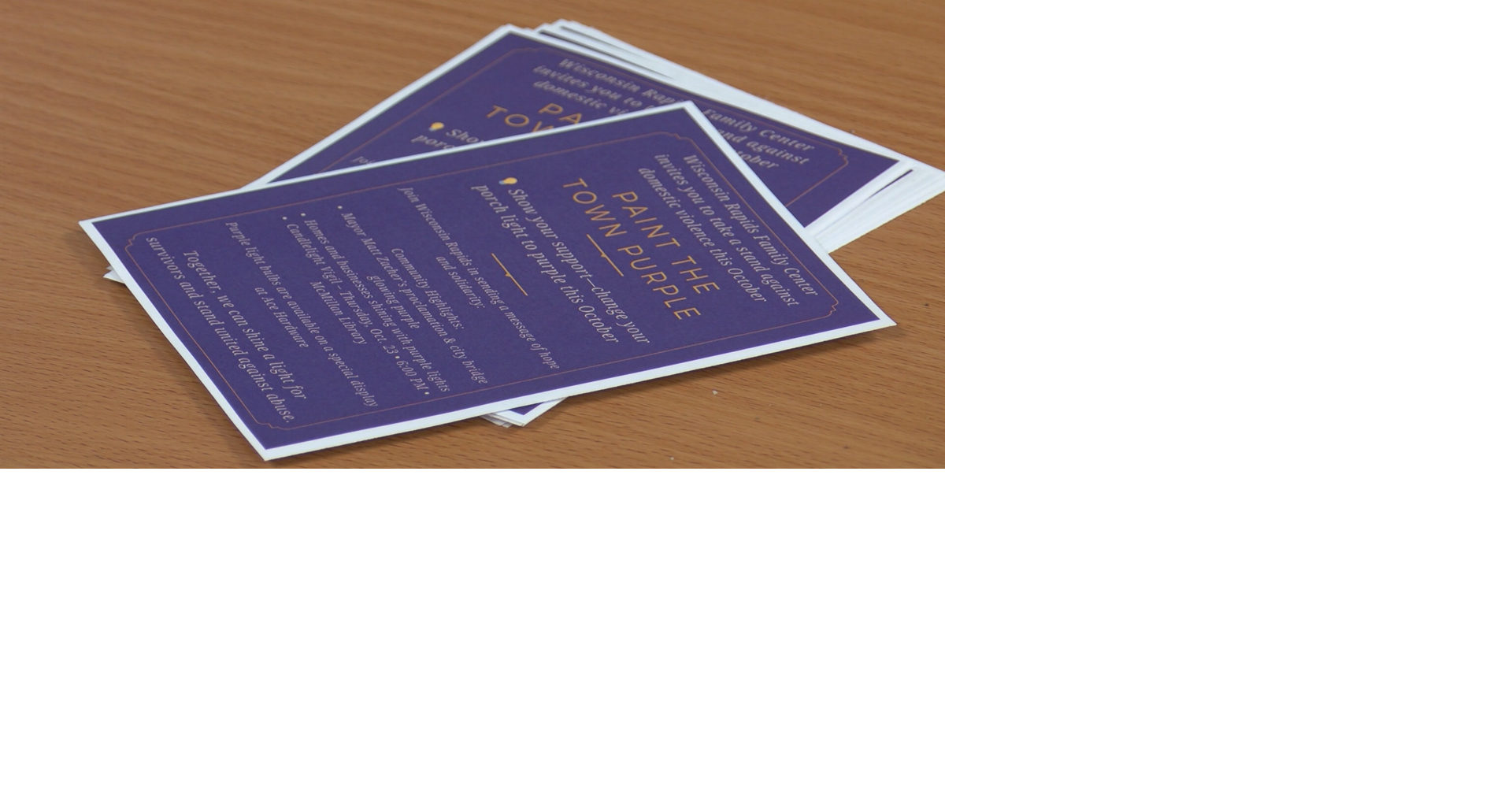 Wisconsin Rapids shines purple for Domestic Violence Awareness Month ...