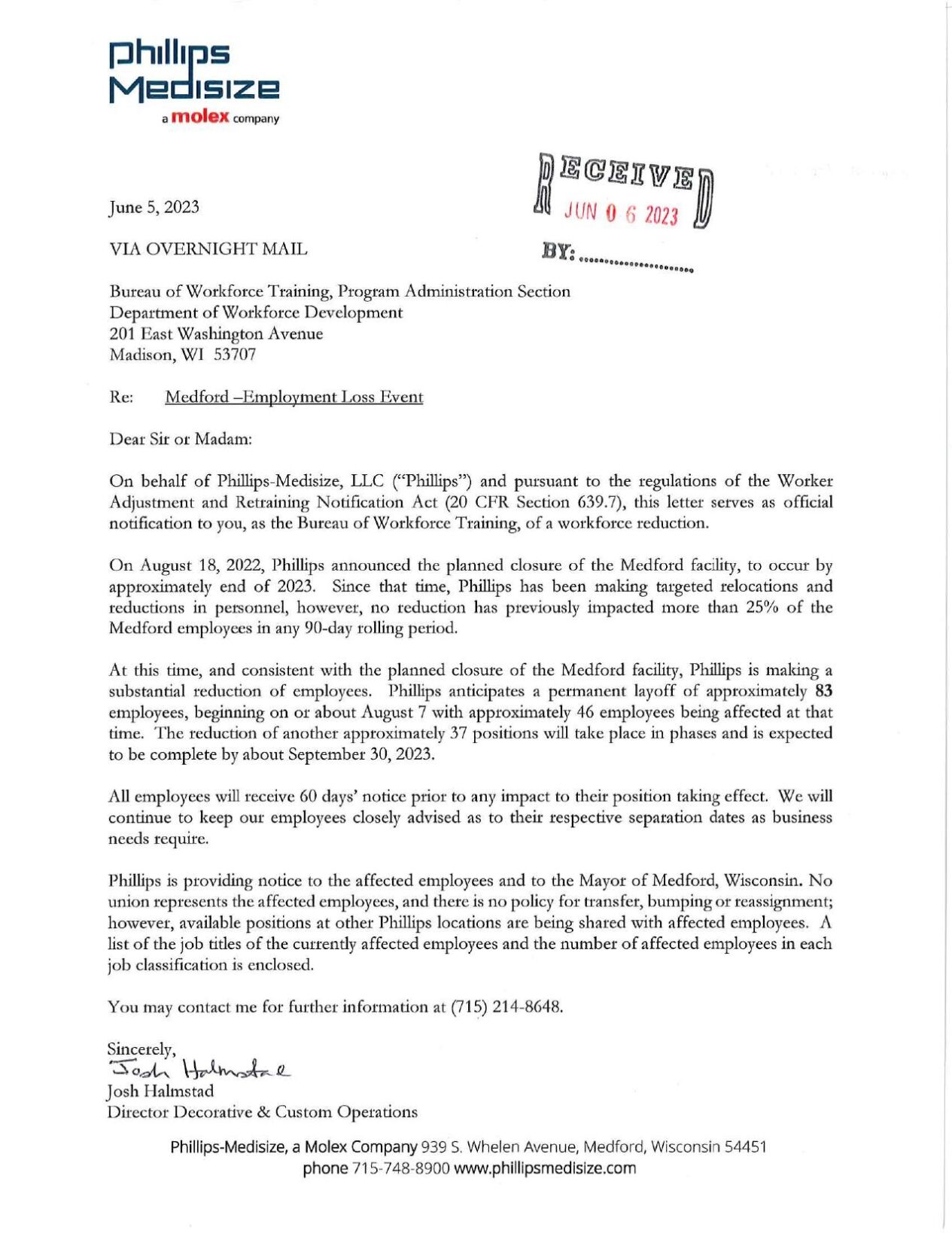 Phillips-Medisize in Medford begins layoff process, affecting over 80 ...