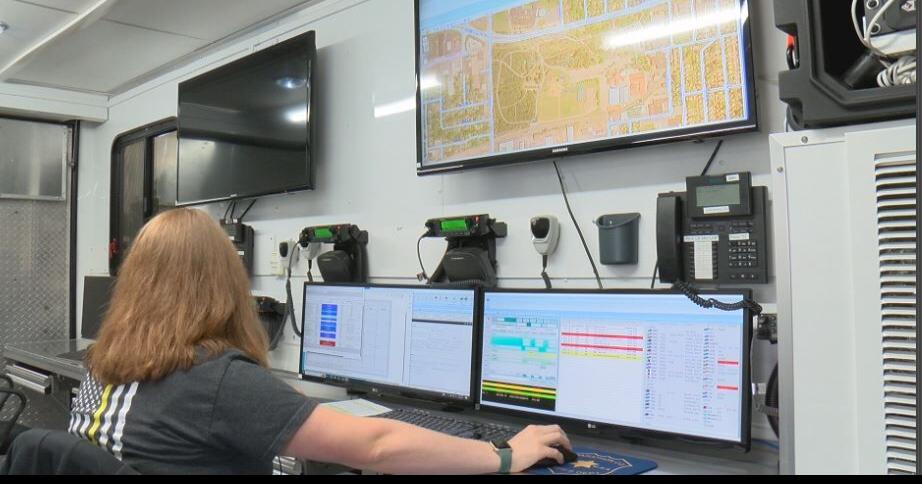 Marathon County Sheriff's office set up dispatcher station for ...