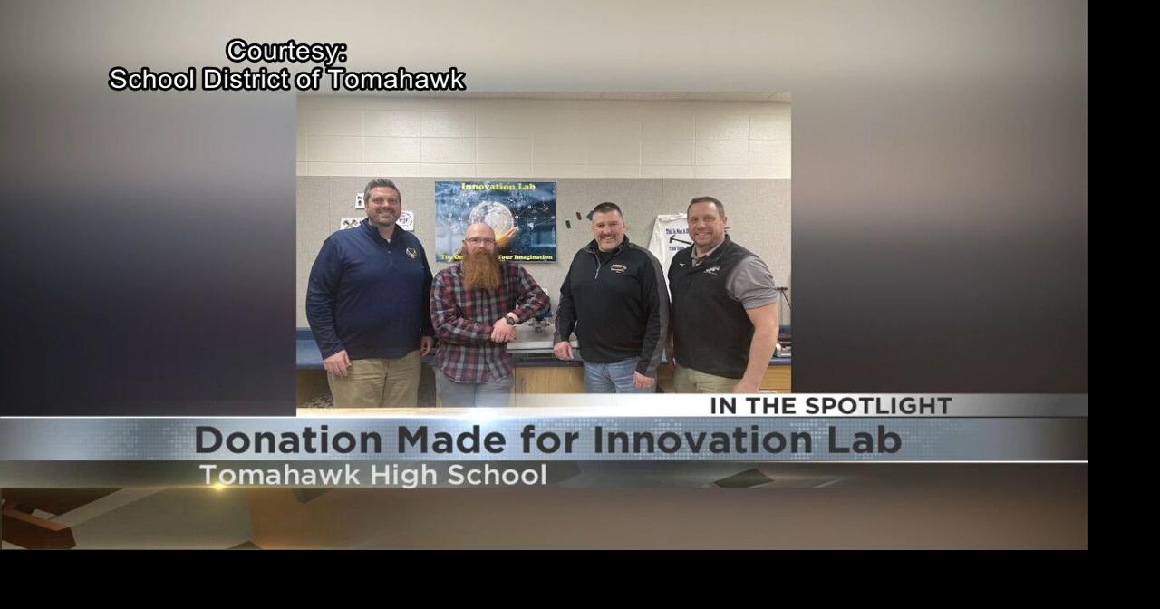 Donation made for innovation lab at Tomahawk High School | Video | waow.com
