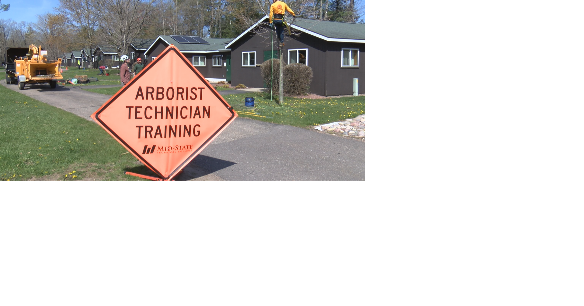 Mid-State Arborist students help Wisconsin Lions Camp prepare for camp ...